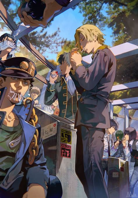 灸場メロ on X Anime drawings Anime guys Anime crossover