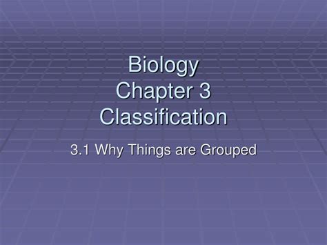 Ppt Biological Classification Grouping For Better Powerpoint