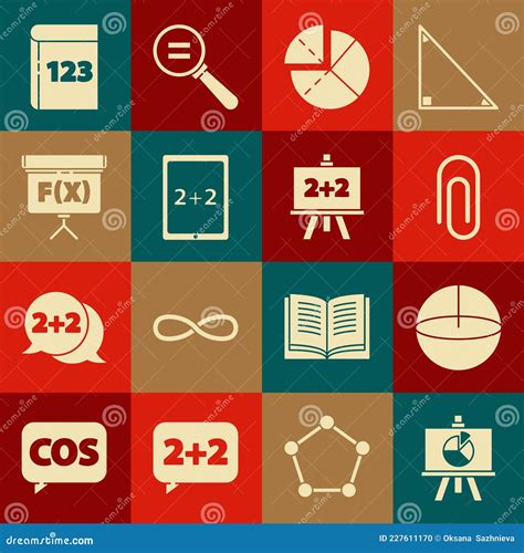 Set Chalkboard With Diagram Geometric Figure Sphere Paper Clip Graph Schedule Chart