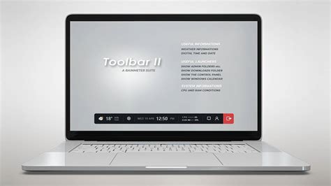 Toolbar Ii A Rainmeter Suite By Adni18 On Deviantart
