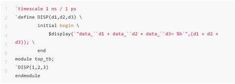 Verilog系列：define的扩展用法（二） 哔哩哔哩