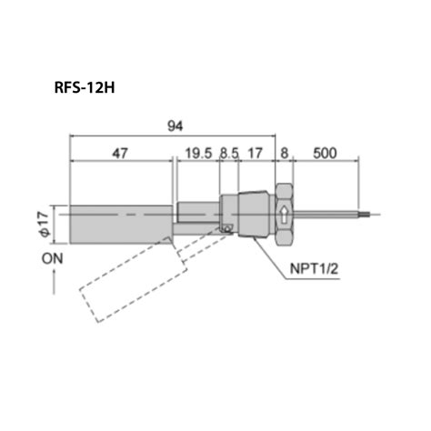 Rfs 11h 12h Side Entry Float Switch Pvl