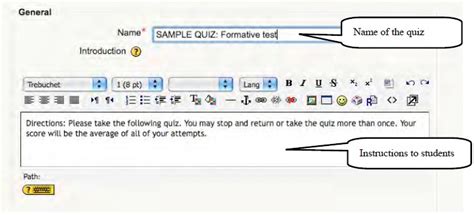 Ischool Moodle Training Moodle Quiz