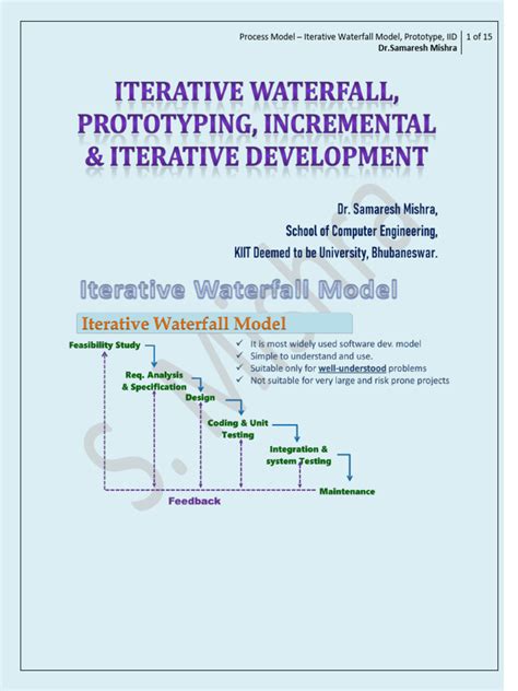 21 Iterative Waterfall Model Prototype Iid Pdf