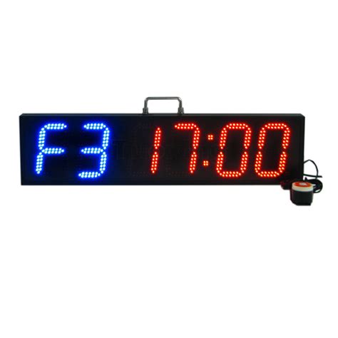 6 Inch 6 Digit Led Boxing Timer Gym Clock Timer