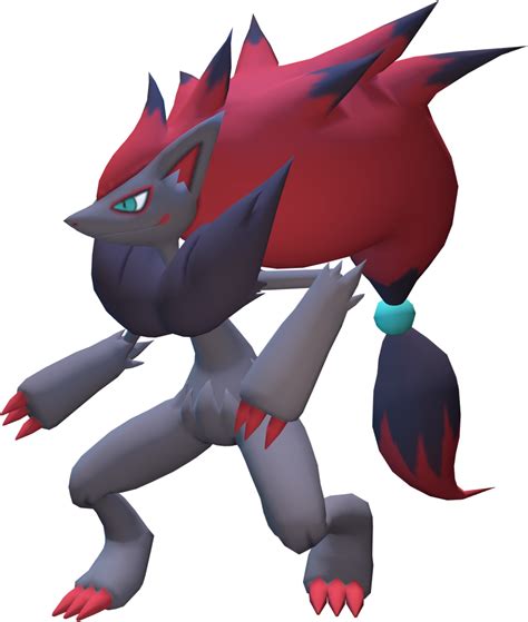 Zoroark Pokemon Illusion Mischief Legendary Dark Type Png