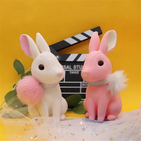 Badu Bg Деликатна заешка касичка за пари Прекрасен подарък за рожден ден Кученце Касичка