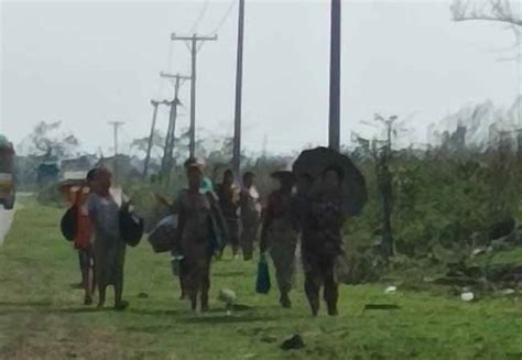 အေအေထိန်းချုပ်နယ်မြေထဲ စစ်ကောင်စီတပ်ဝင်လာသဖြင့် စစ်ရေးတင်းမာ၊ ရွာသားများထွက်ပြေး