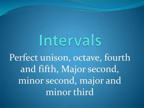 Intervals Pptx