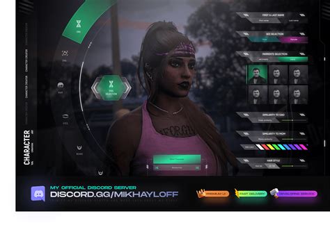 Character Creator X Fivem Behance