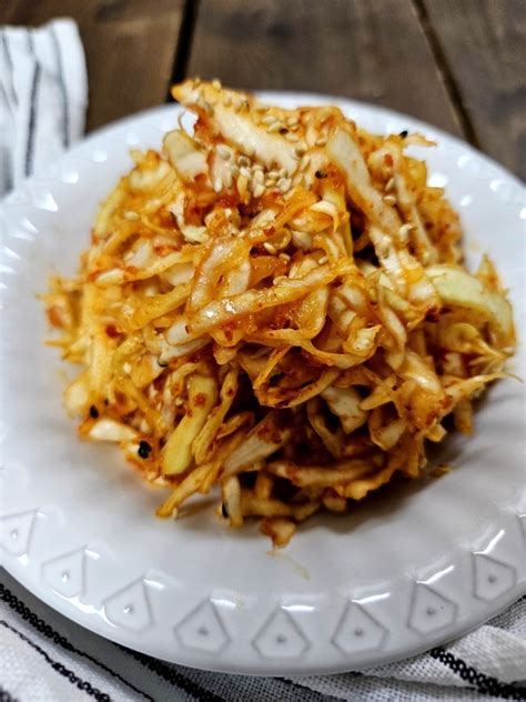 양배추생채위편한 다이어트식 간단한 양배추무침요리