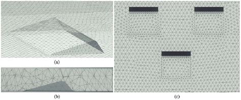 Demonstrating The Mesh Of The Computational Domain A Isometric View