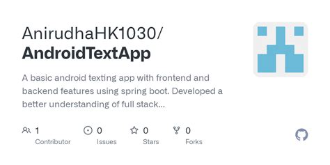 Github Anirudhahk1030androidtextapp A Basic Android Texting App