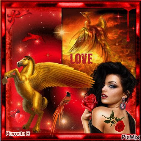 Phénix Love Free Animated  Picmix