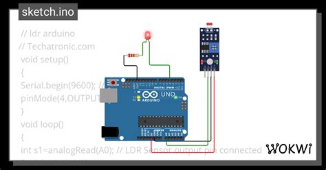 Ldr Sensor Wokwi Esp32 Stm32 Arduino Simulator