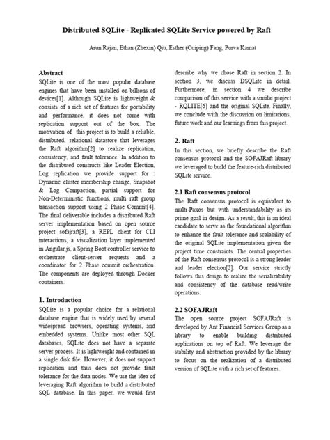 Distributed Sqlite Pdf