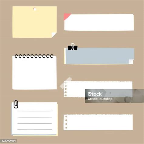 귀여운 손으로 그린 테이프 연설 풍선 생각 말하기 이야기 템플릿 텍스트 상자 배너 프레임빈 종이 스티커 메모 패드의 세트