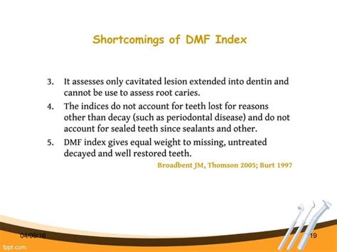 International Caries Detection And Assessment System Icdas Ppt