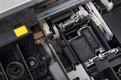 Cleaning Printer Toner Cartridge Stock Photo Image Of Laserjet Fingers