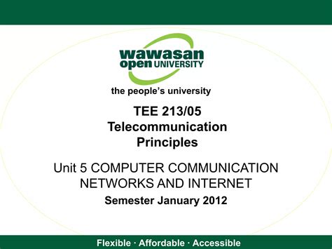 Computer Communication Networks And Internet Ppt