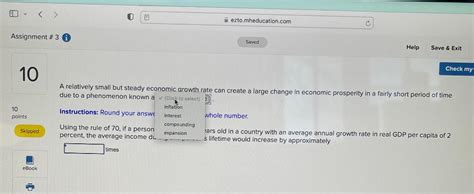 Solved 4 Saved Help Save Exit Check My 10 A Relatively Chegg Com