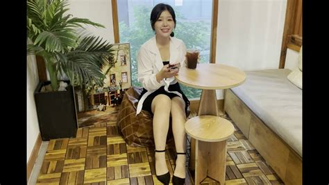 Ja모델님 카페에서 사진찍기~ Take A Photo At A Cafe 2 😊 Youtube