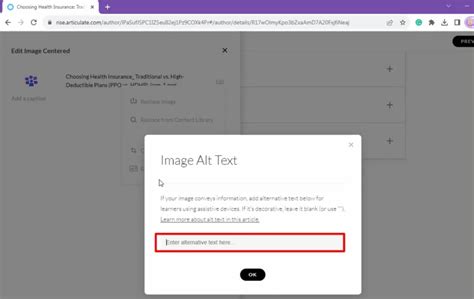 How To Incorporate Alternative Text For Images In Articulate Rise 360 Articulate Community
