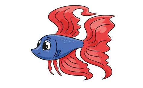 How To Draw A Betta Fish In Simple Steps