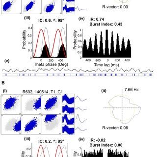 Two Types Of Theta Modulated Cells A Theta Coupled And Rhythmic Vs Download Scientific