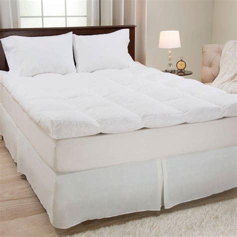 Lavish Home Twin Size 4 In H Down And Duck Feather Mattress Topper 64