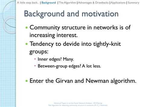 Ppt Fast Algorithm For Detecting Community Structure In Networks M E J Newman Powerpoint