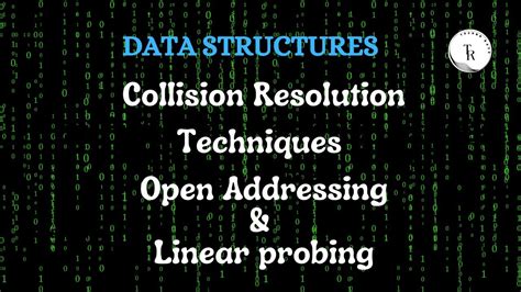 Lecture 118 Collision Resolution Techniques Open Addressing Linear
