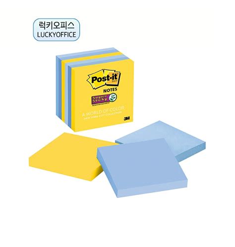 3m 포스트 잇 팝업 리필용 노트월드 오브 컬러 76mm X 76mm 티몬