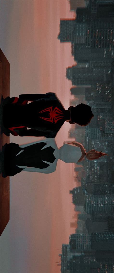 Miles Morales And Gwen Stacy Spiderman Pictures Marvel Spiderman Art