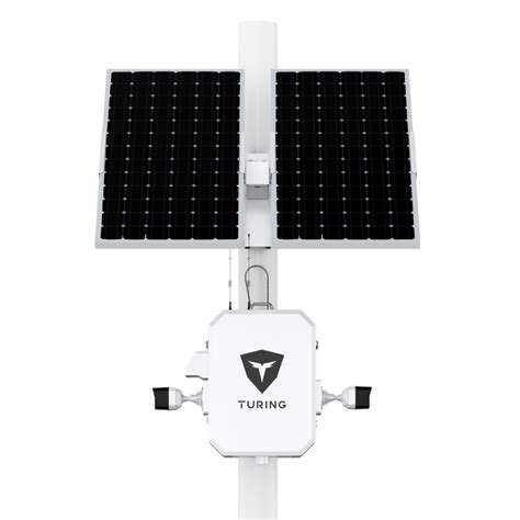Turing Solarshield All In One Outdoor Remote Solar Powered Video Surveillance