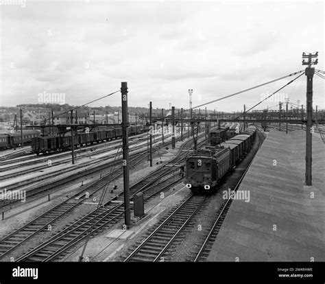 Juvisy Marshalling Yard Photographs Of Marshall Plan Programs Exhibits And Personnel Stock