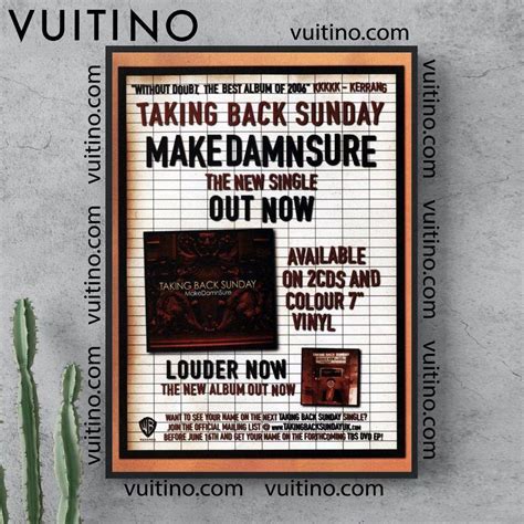 Taking Back Sunday Make Damn Sure No Frame Vertical Poster