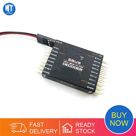 Diy Sbus To Pwm Ppm ถอดรหัส16ช่อง Converter ตัวรับสัญญาณ Transverter สำหรับ Futaba Frsky X8r