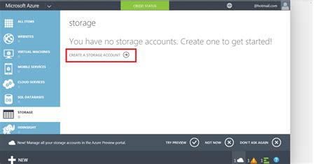 Microsoft Azure How To Create Storage And Container Sql Server Portal