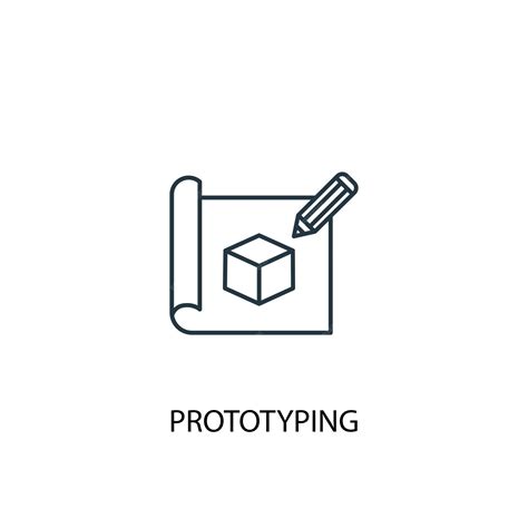 Premium Vector Prototyping Concept Line Icon Simple Element Illustration Prototyping Concept