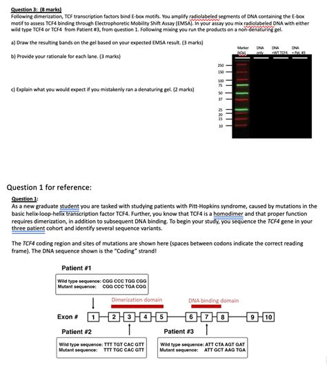 Solved Question 3 8 Marks Following Dimerization Tcf