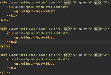 Displaying Gridstackitem With Angular · Issue 1614 · Gridstack