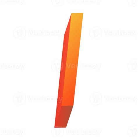 3d Numbers Slash 22207238 Png