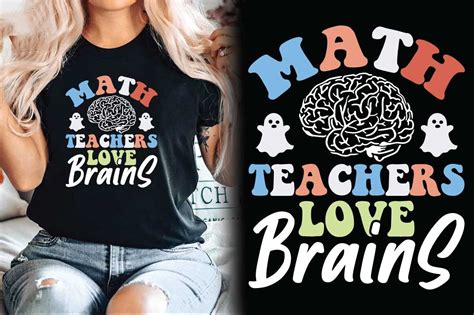 Math Teachers Love Brains Svg Design Graphic By Almamun2248 · Creative Fabrica