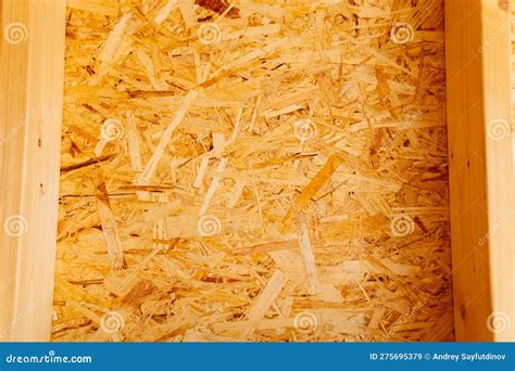 Osb Is A Building Material Made Of Wood Chips And Resin Stock Image Image Of Pattern Resin