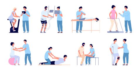 의료 재활 정형 물리 치료 운동 준말 삽화 의 Png 일러스트 및 벡터 에 대한 무료 다운로드 Pngtree