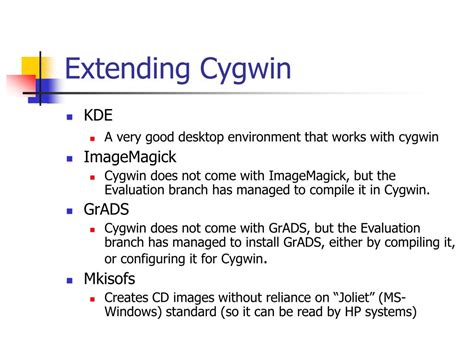 Ppt Cygwin Training Seminar Powerpoint Presentation Free Download Id339483