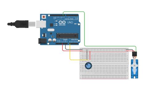 circuit design arduino breadboard servo 01 tinkercad