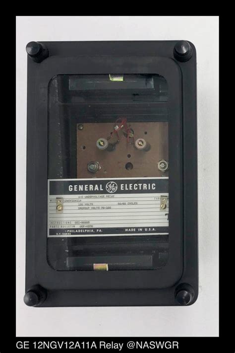 Ge 12ngv12a11a Undervoltage Relay 120vac Unused Surplus — North American Switchgear Store