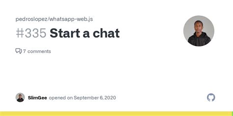 Start A Chat Issue Pedroslopez Whatsapp Web Js GitHub